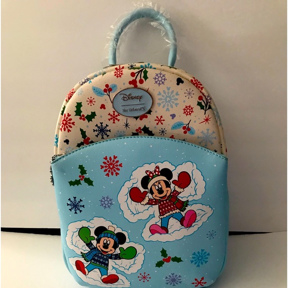Disney | Bags | Disney Her Universe Micky Minnie Snow Angels Mini ...